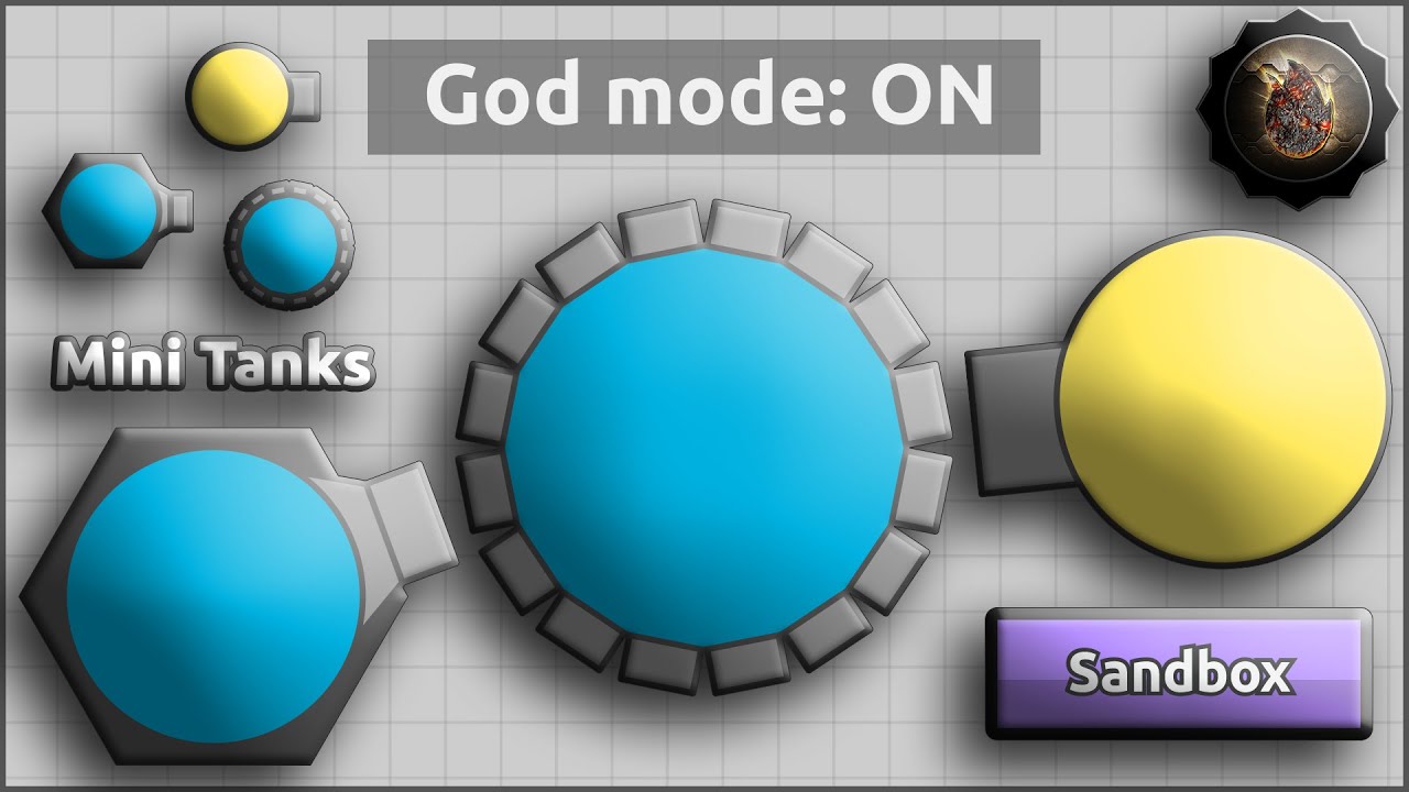 Diep.io - GOD MODE! NEW SANDBOX GAME MODE UPDATE! BECOME AN ARENA ...