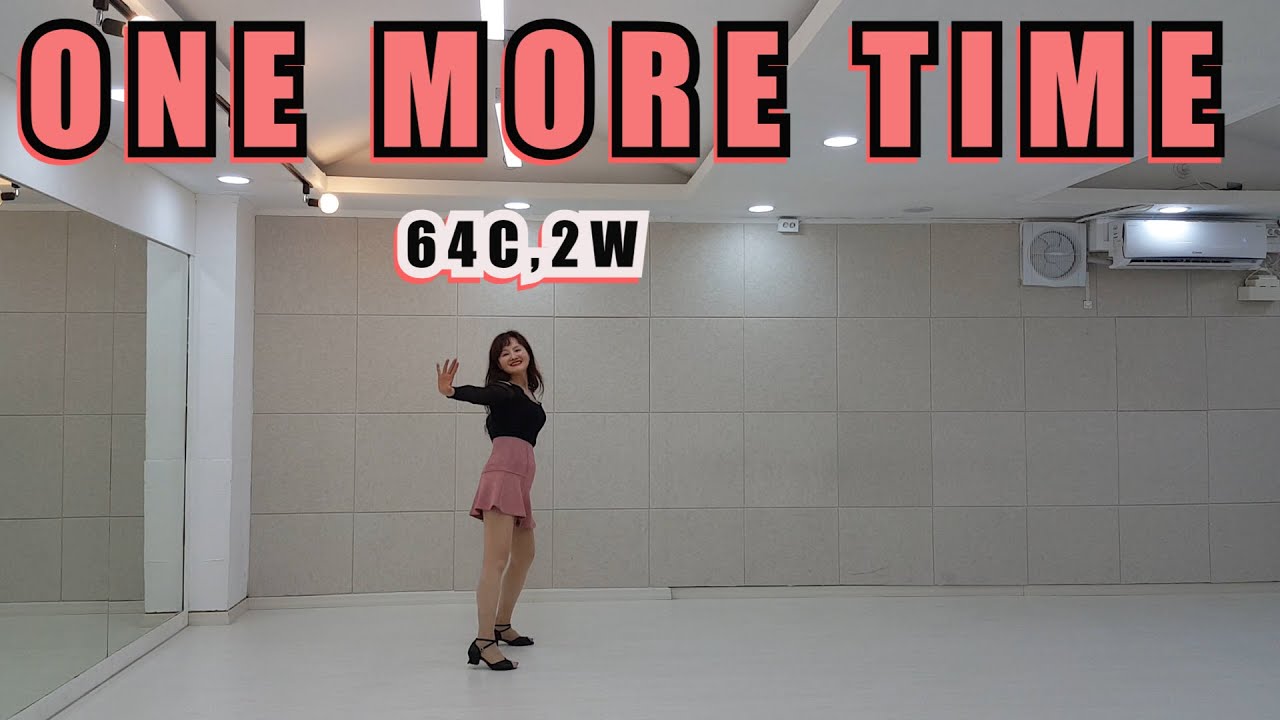One More Time - Line dance (Demo&Count)중급라인댄스 - YouTube