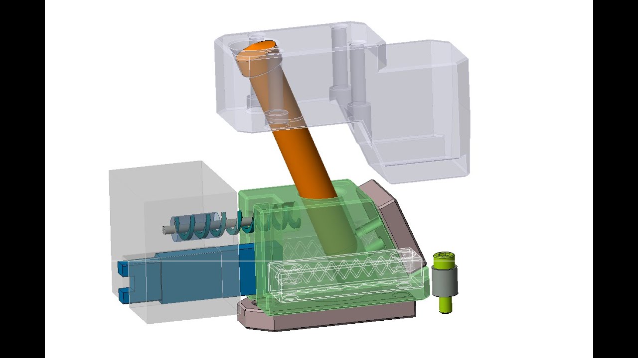Slider injection molding - YouTube