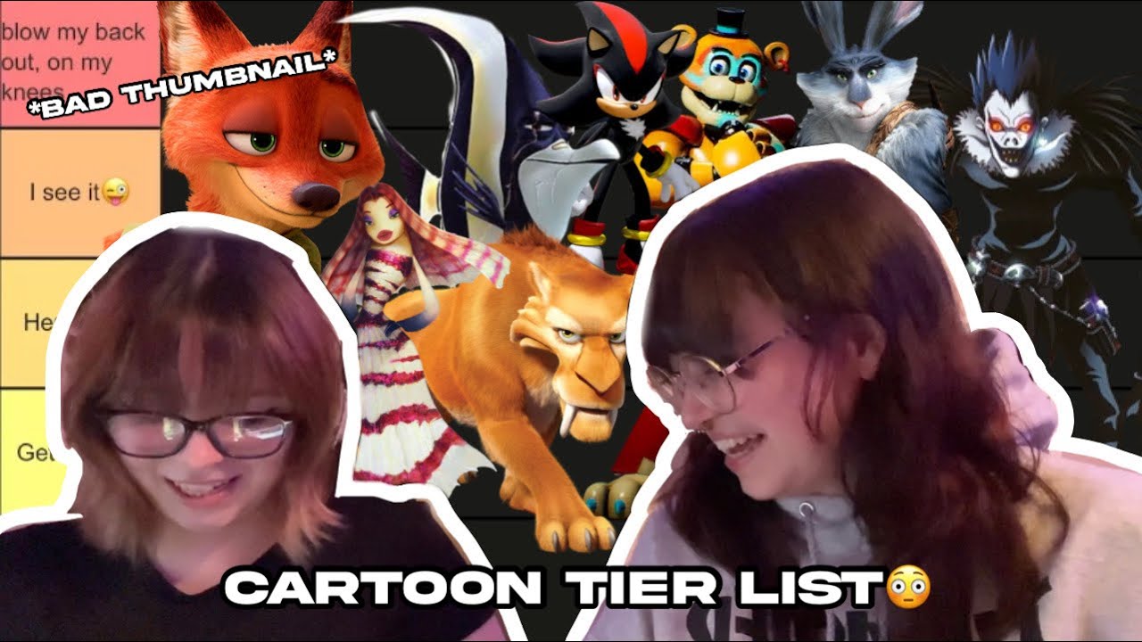 ranking attractive cartoon characters - YouTube