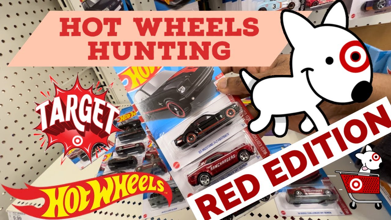 Hot Wheels Hunting - Target 2022 RED Edition, 2022 Treasure Hunt P Case - YouTube