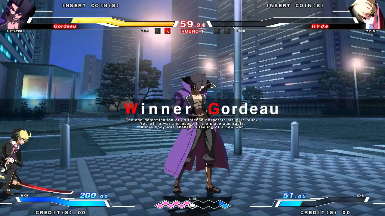 Under Night In-Birth Presents: Gordeau vs Hyde - YouTube