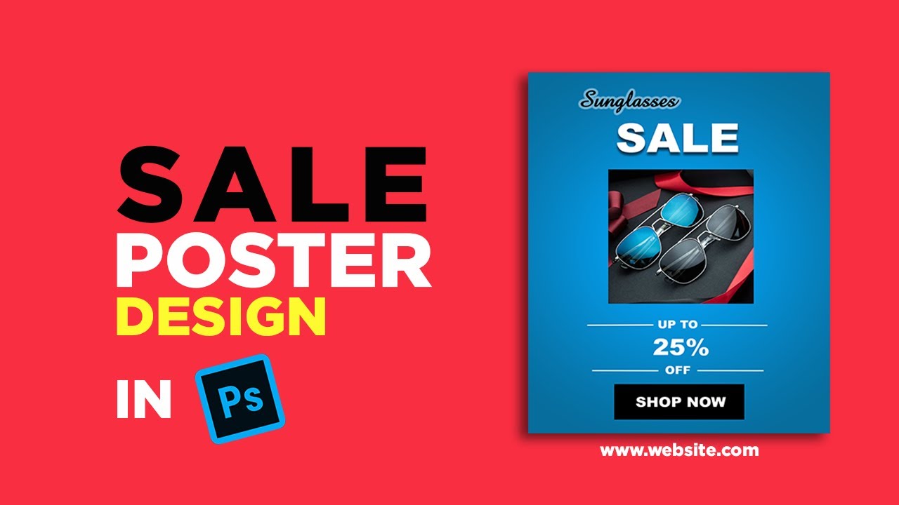 Online Poster Maker | Poster Design In Photoshop 2021 - YouTube