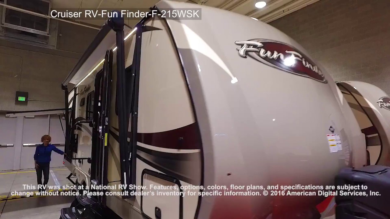 2017 Cruiser-Fun Finder Xtreme Lite-215WSK - YouTube
