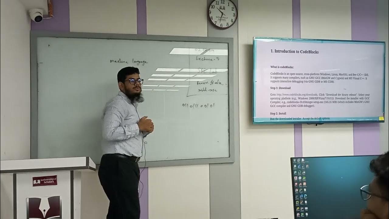 Structure Programming Language Lab | Lecture-05| CSE | Nurul Islam| University of Scholars - YouTube