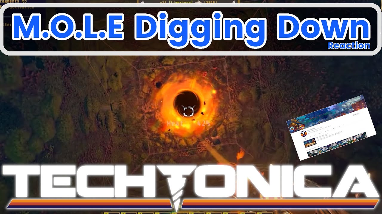 Mole Digging Down - Reaction - Techtonica - YouTube