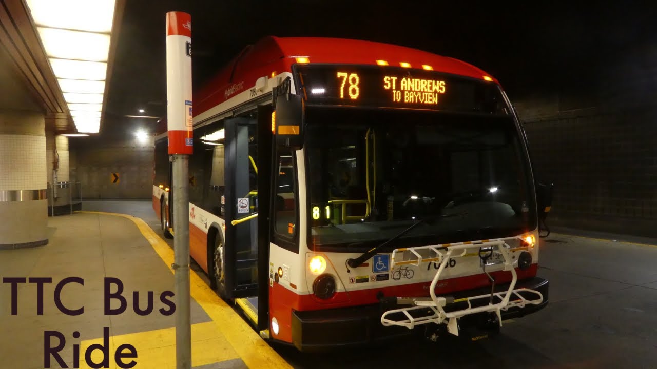 Toronto TTC Route 78 St Andrews - Round Trip Bus Ride 8/25/2023 - YouTube