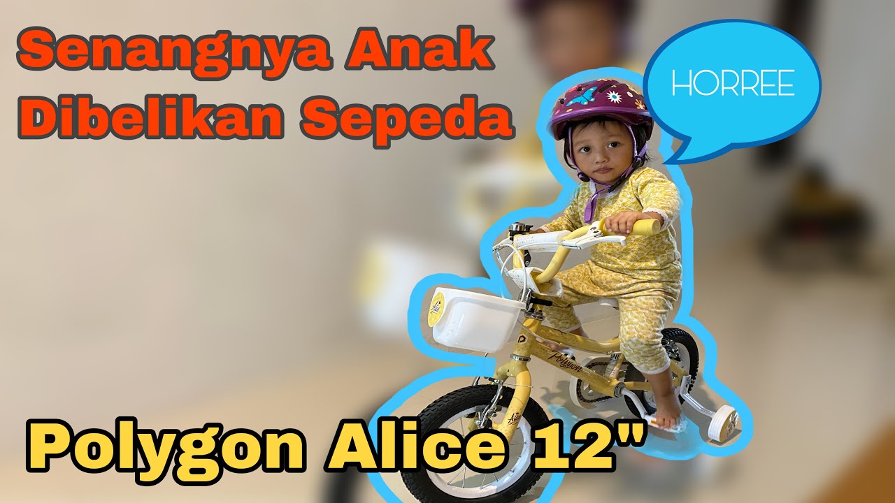Belikan Sepeda Anak Polygon Alice 12 - YouTube