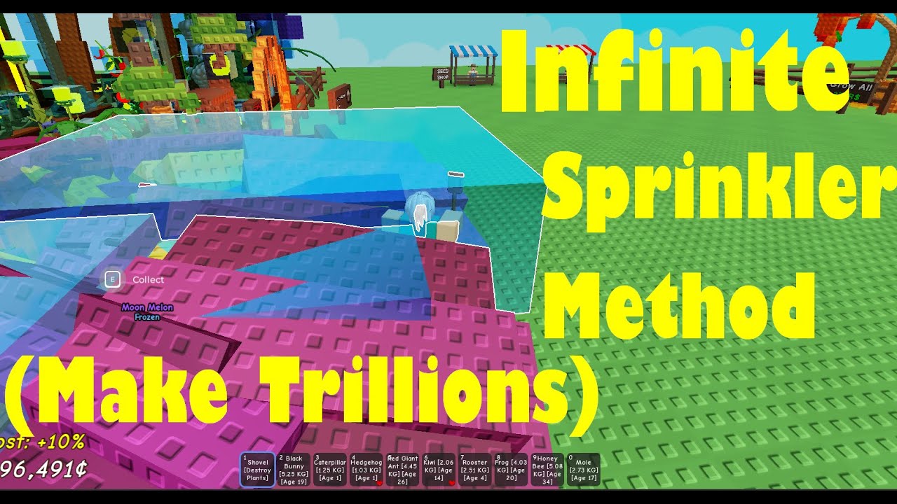 How to DO INFINITE Sprinkler Glitch in Grow a Garden! Roblox - YouTube