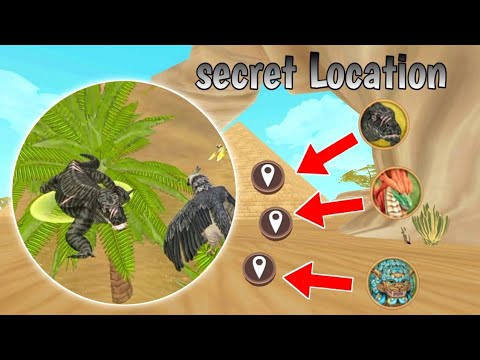 wildcraft secret bosse location in Egypt map megalania dragon and foo ...