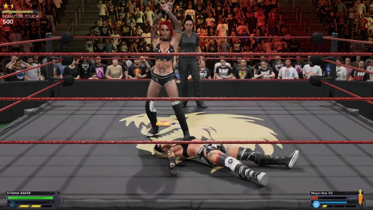 Kitiana Baker vs Megan Star, WWWF International TV Championship Match ...