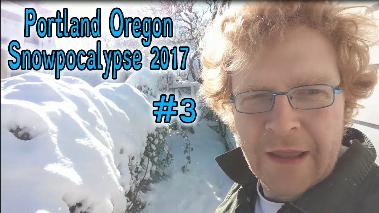 Portland Oregon Snowpocolypse 2017 Part 3 - YouTube