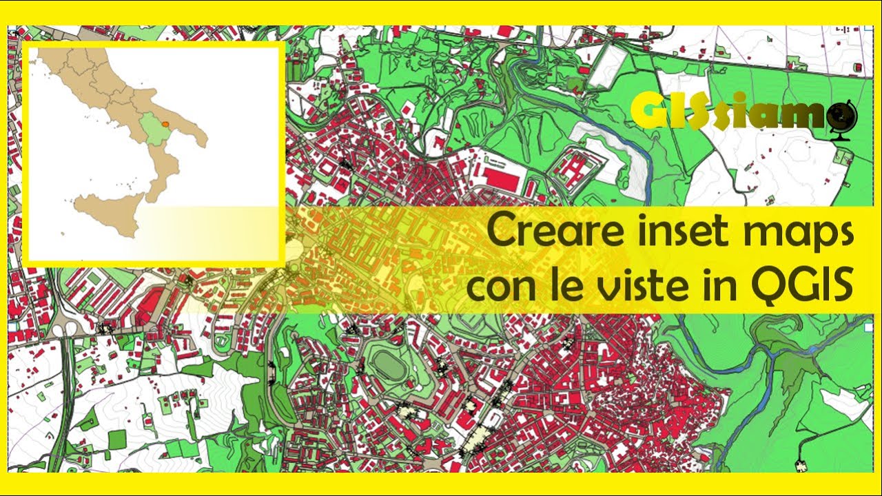 Creare inset maps con l’aiuto delle viste in QGIS - YouTube
