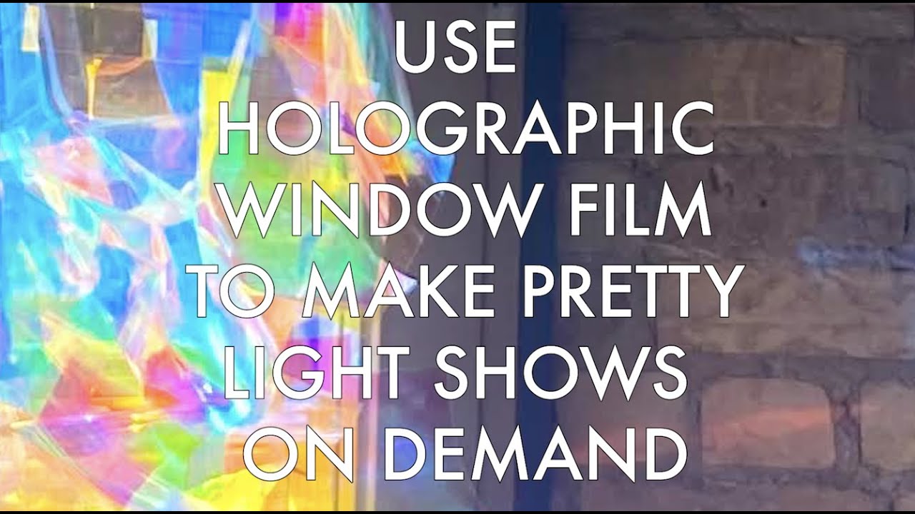 DIY Dichroic Light Show - YouTube