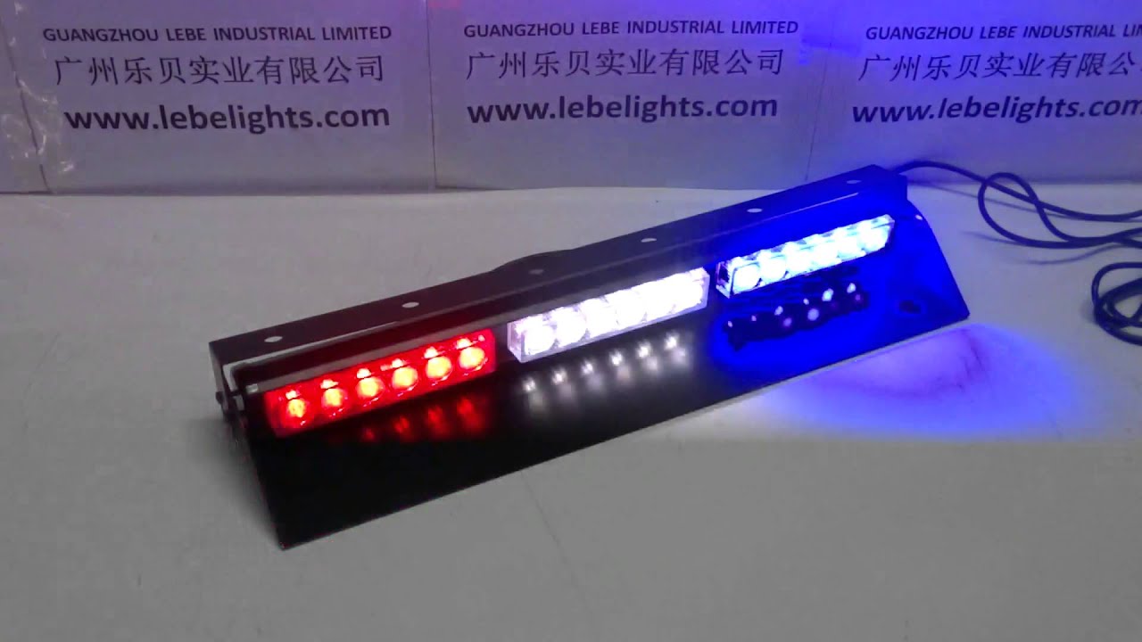 LB1104-3B Red And White, Blue LED dash light, LED emergency light ...