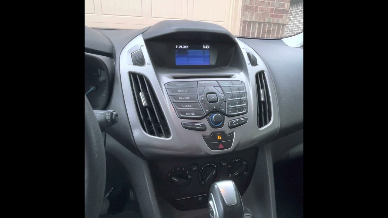 2016 Transit Connect Stereo Swap - YouTube