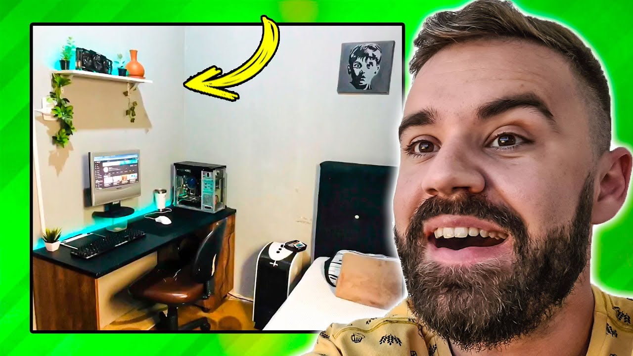 SETUP dentro da GARAGEM e PLANTINHA pra dar um CHARME - Setups mais ...