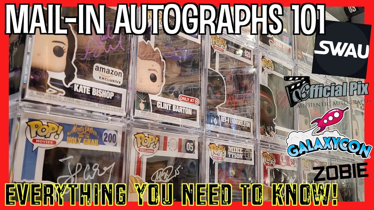 THIS is how to use a Funko Pop autograph mail-in service... - YouTube