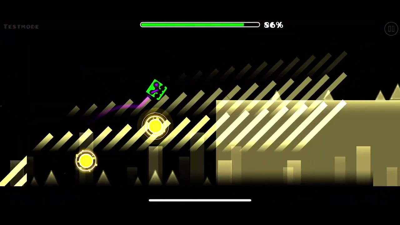 Gold temple(By Serponge) 64 to 100 | Geometry Dash - YouTube