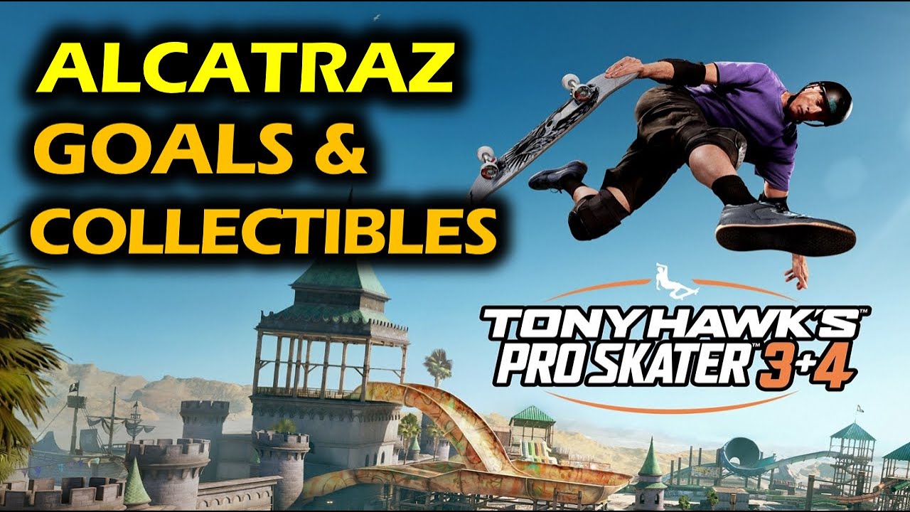 Alcatraz: All Collectibles, Goals, & Secrets | Tony Hawk's Pro Skater 3 ...