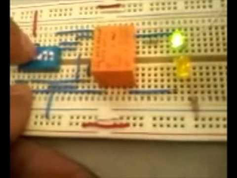 Protoboard arranque y paro de un motor - YouTube