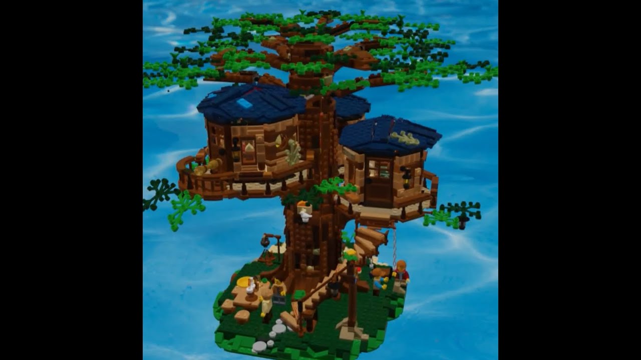Mecabricks models XIII. - LEGO Tree House - YouTube