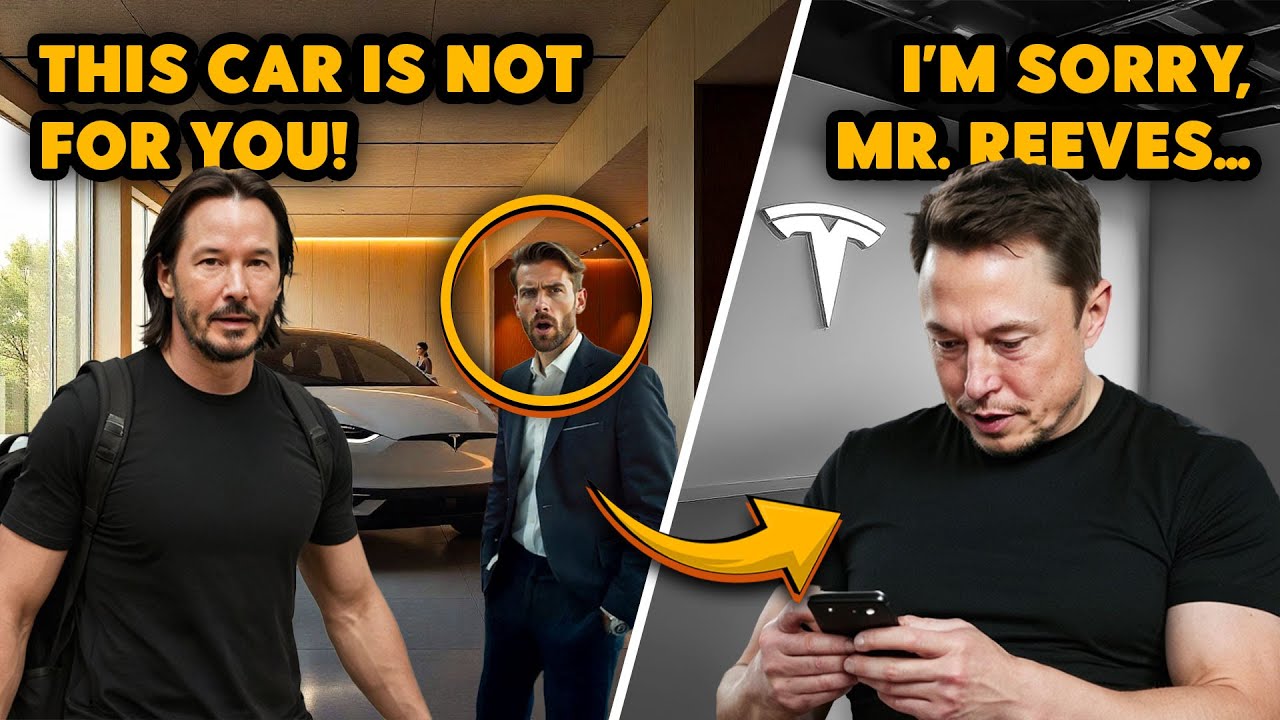 Keanu Reeves Gets KICKED OUT of Tesla Showroom — The Actor's Reaction ...