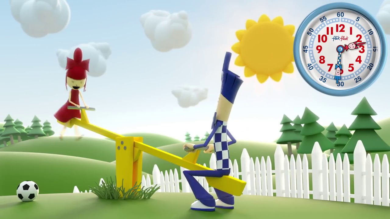 Learn to tell the time with Flik and Flak - YouTube