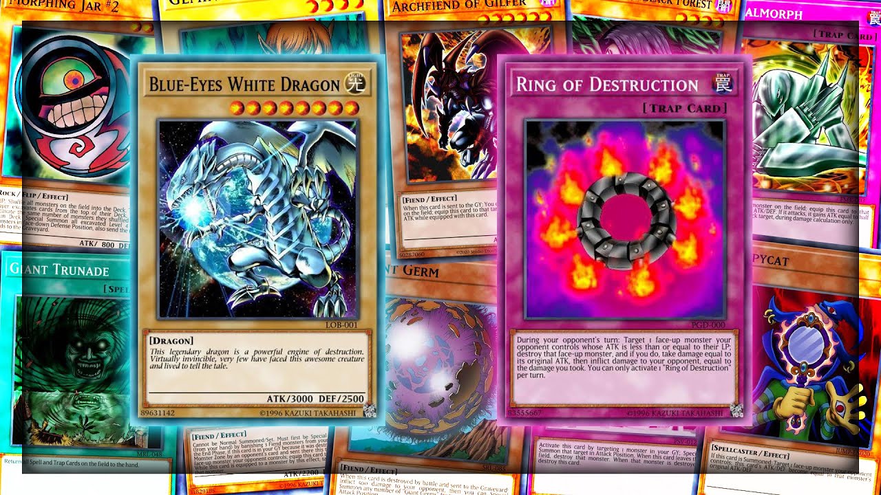 BLUE-EYES + RING OF DESTRUCTION = BIG DAMAGE! ( Yu-Gi-Oh! Power Of ...