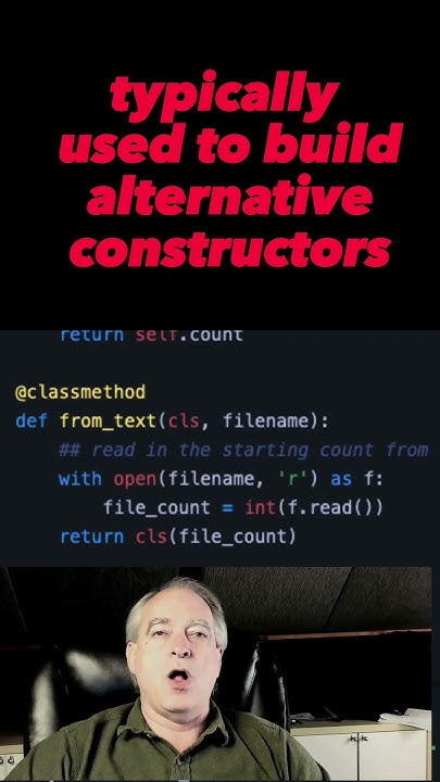 Purpose Of Staticmethod And Classmethod In Python Classes 🐍 Shorts Python Youtube