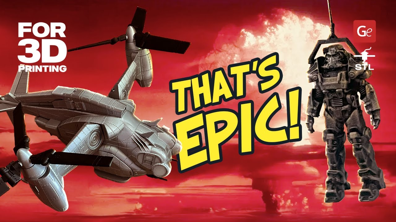 Vertibird 3D Printing Model | Make Game Real - YouTube