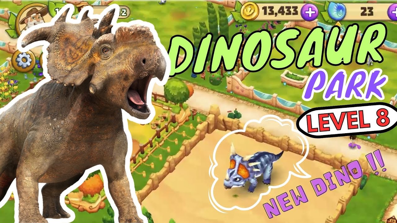 DINOSAUR PARK - LEVEL 8 KIDS MINI GAME - YouTube