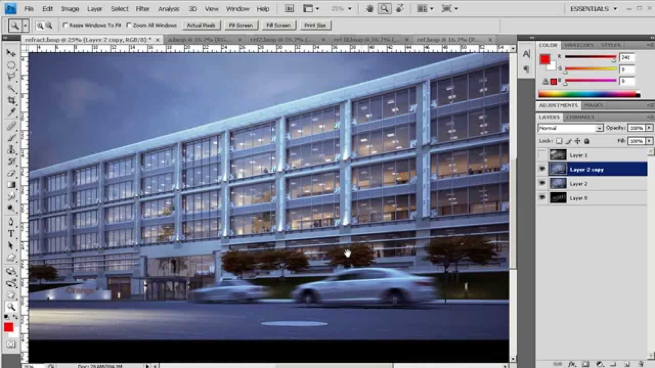 Exterior Architectural Visualization-Post Production techniques (part1 ...