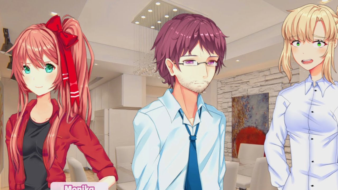 Monika in Hospital Might Not Make Live!!! (DDLC MOD Pages of Life) Part ...