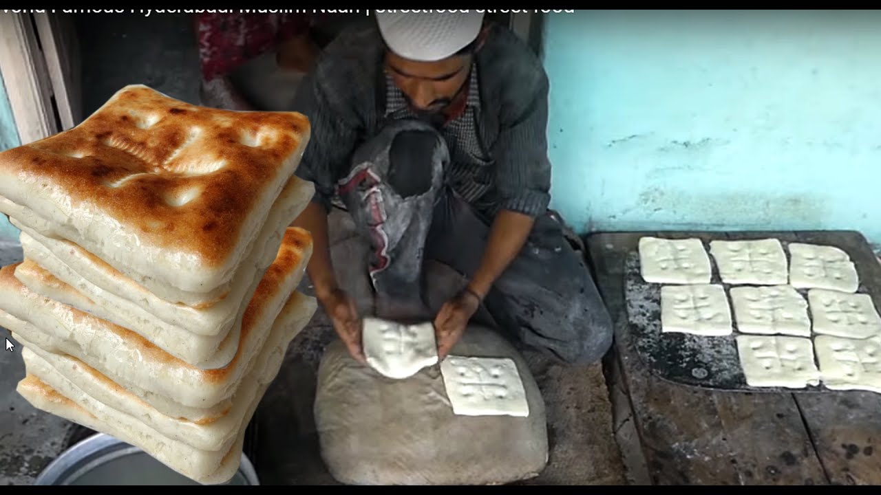 Authentic Hyderabadi Square Naan Making - YouTube