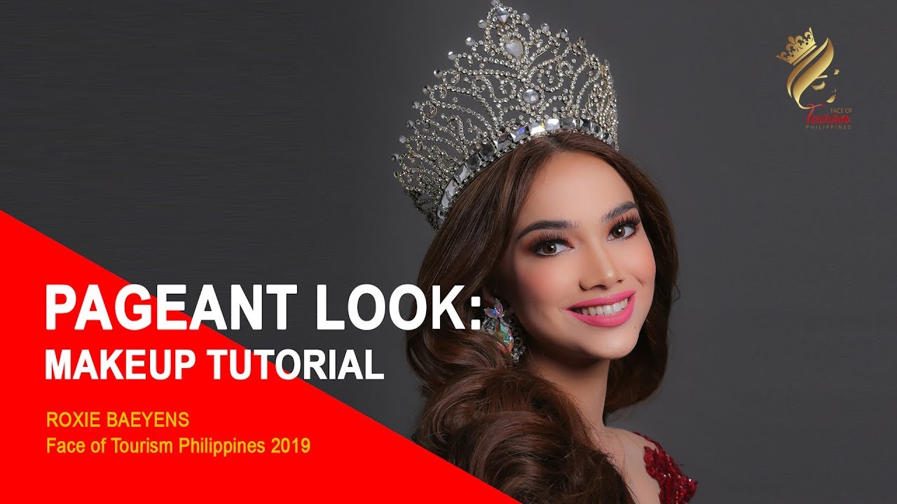Pageant Makeup Tutorial with Roxie Baeyens - YouTube