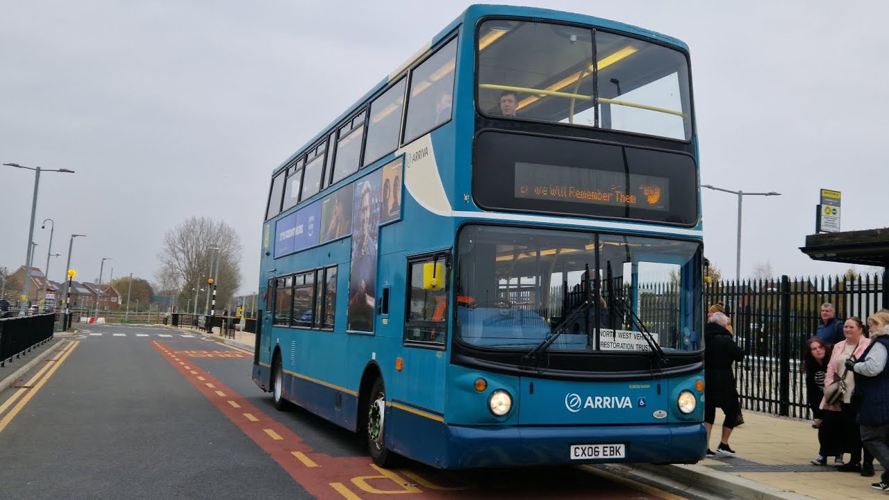 Preserved Arriva North West Volvo B7TL ALX400 4127/CX06 EBK: Route 90 ...