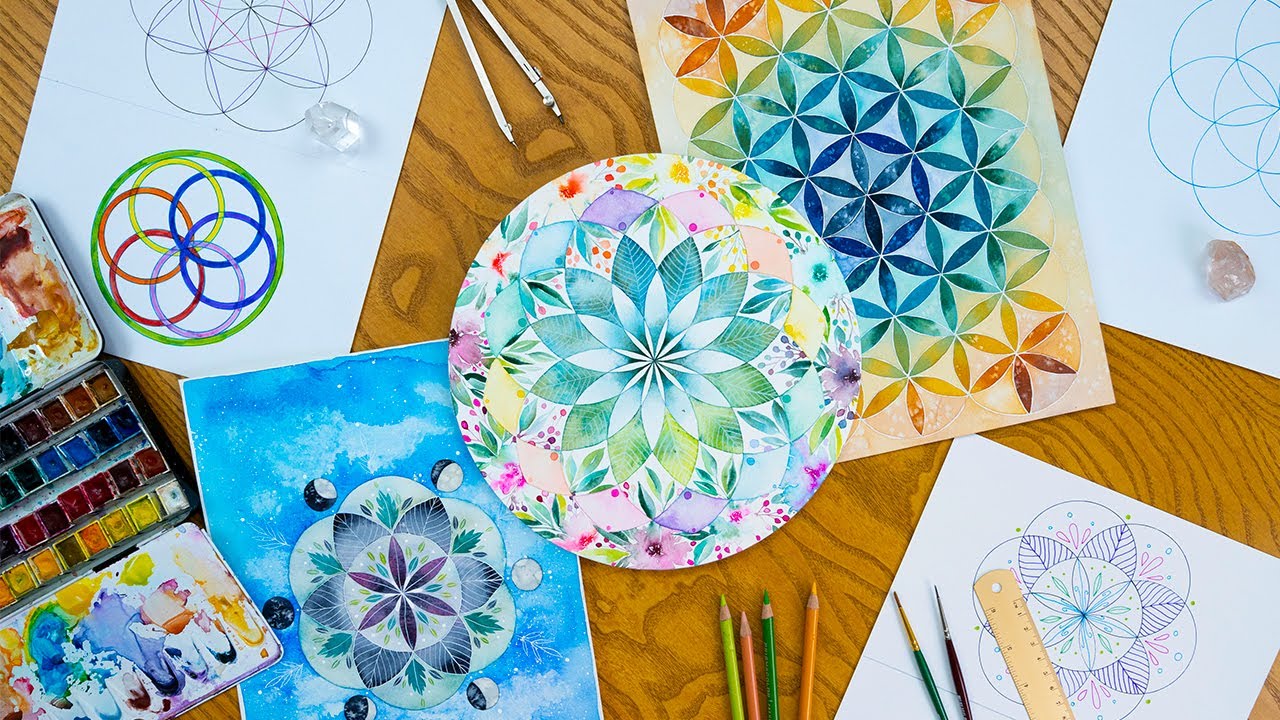 Sacred Geometry Series: Drawing the Seed of Life - YouTube
