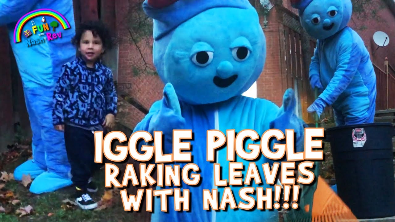 IGGLE PIGGLE Raking Leaves With NASH!!! For KIDS!!! - YouTube
