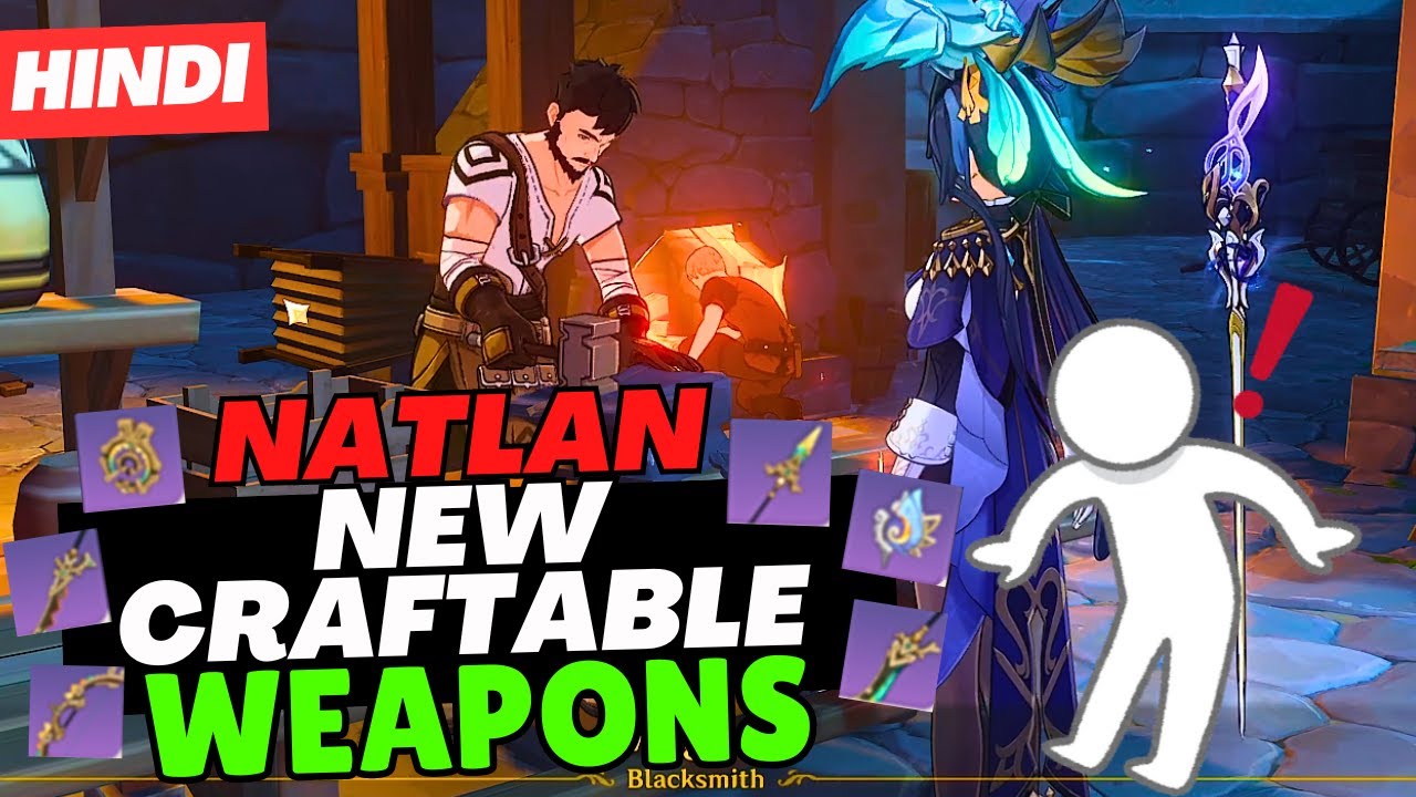New Natlan Craftable Weapons First Impression! - Genshin Impact 5.0 ...