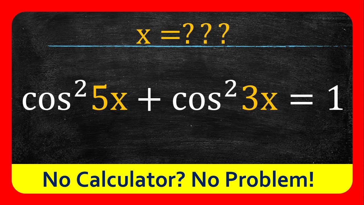 Trig Equations You Must Know for Exams 📚 - YouTube