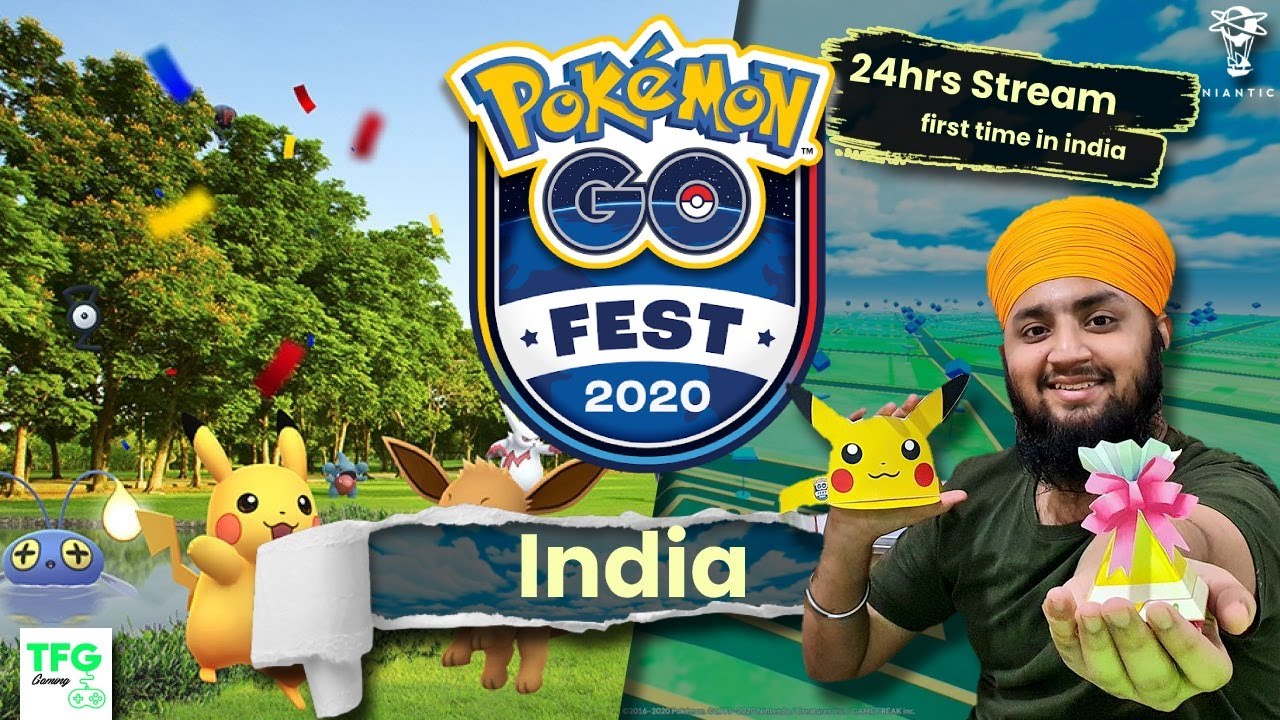 Pokemon GO Fest India | 24Hrs Stream & Giveaway - YouTube