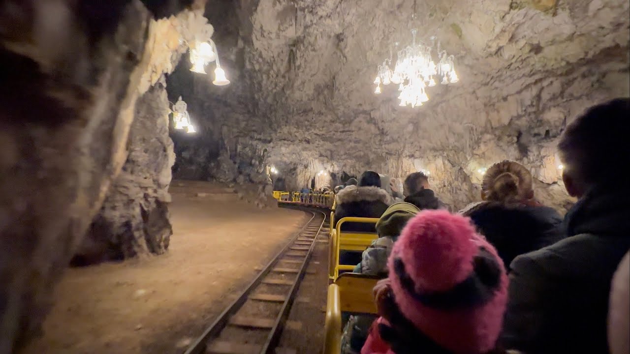 Underground Narrow Gauge Train in a Cave | Postojna, Slovenia journey ...