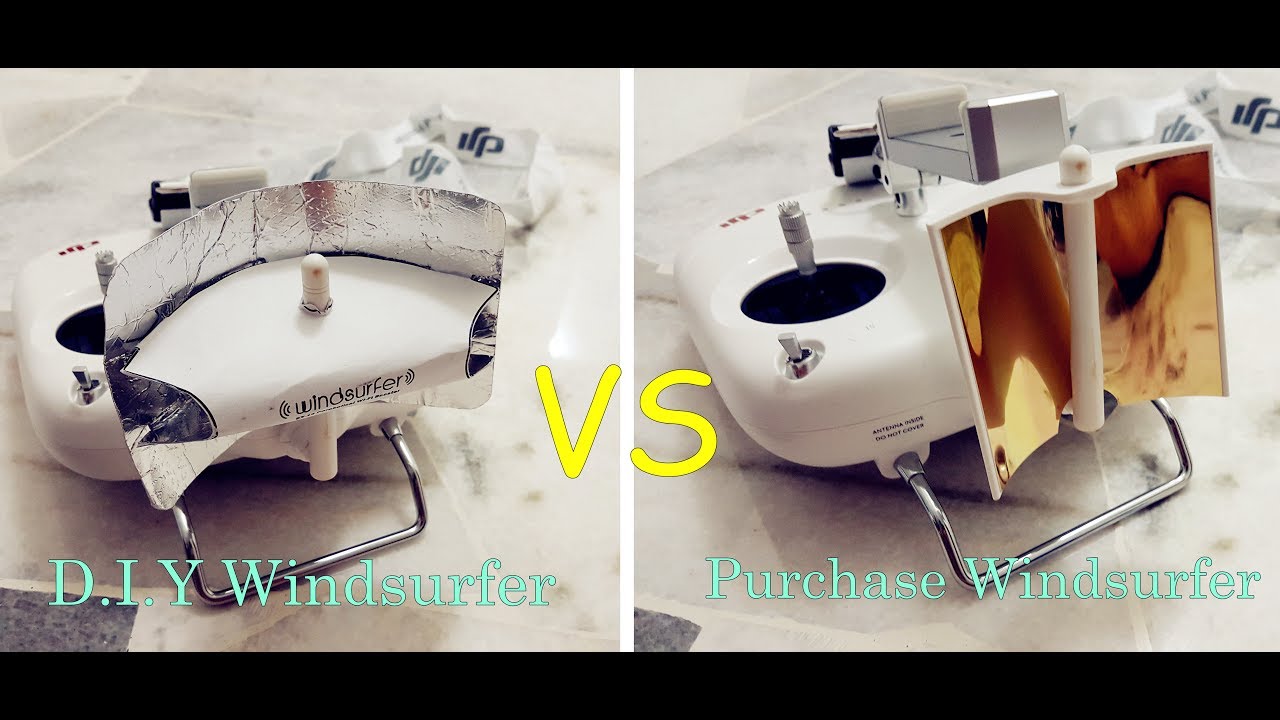 DJI P3S | DIY Windsurfer VS Purchase Windsurfer ! Which better? - YouTube