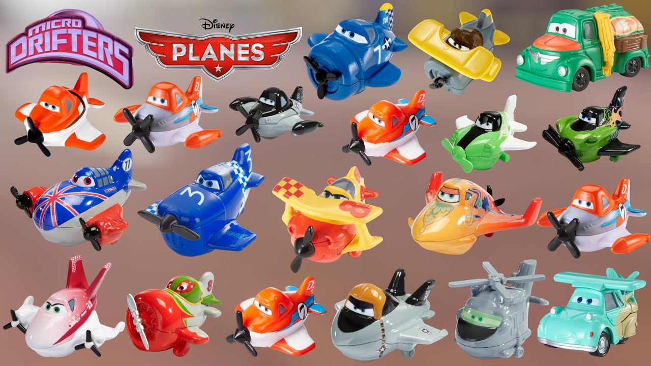 Disney Planes Complete Micro Drifters Collection - YouTube