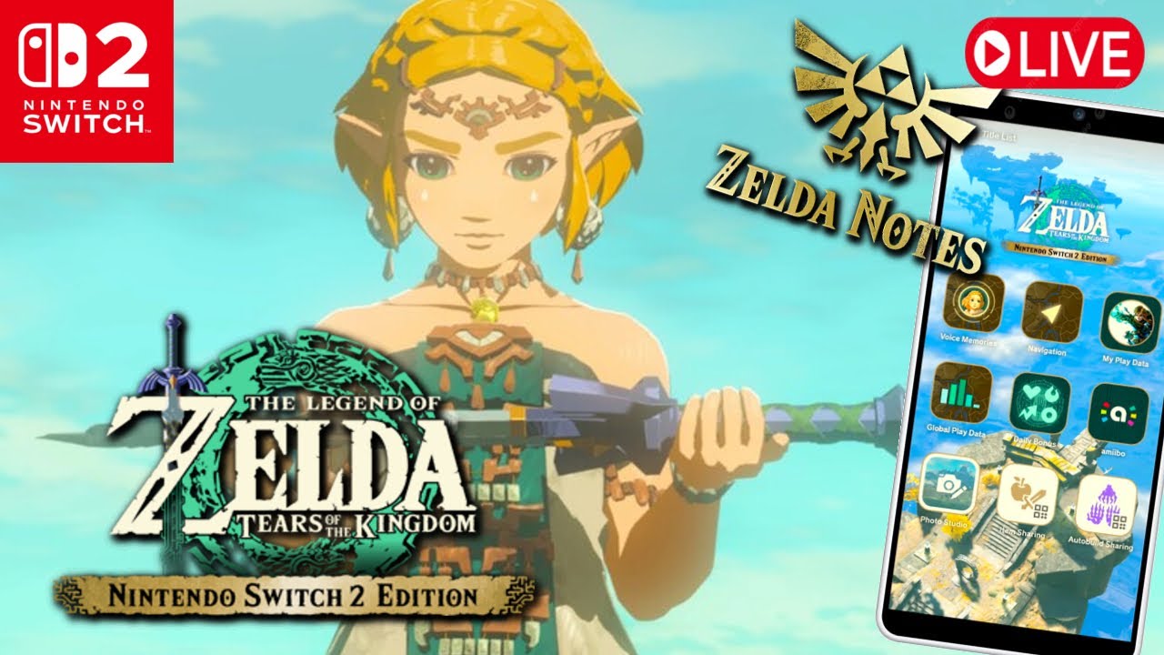 SWITCH 2 ☁219🖐️ Mit BEGLEITUNG durch Hyrule - ZELDA NOTES Navigation ...