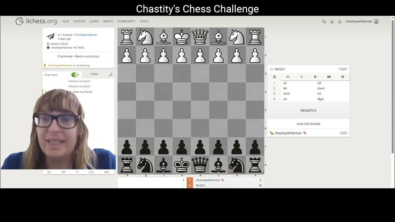 Analyzing my own Chess Games: Chastity's Chess Challenge on lichess.org ...