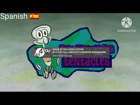 Squidward Tentacles Full Intro 9 Different Languages - YouTube