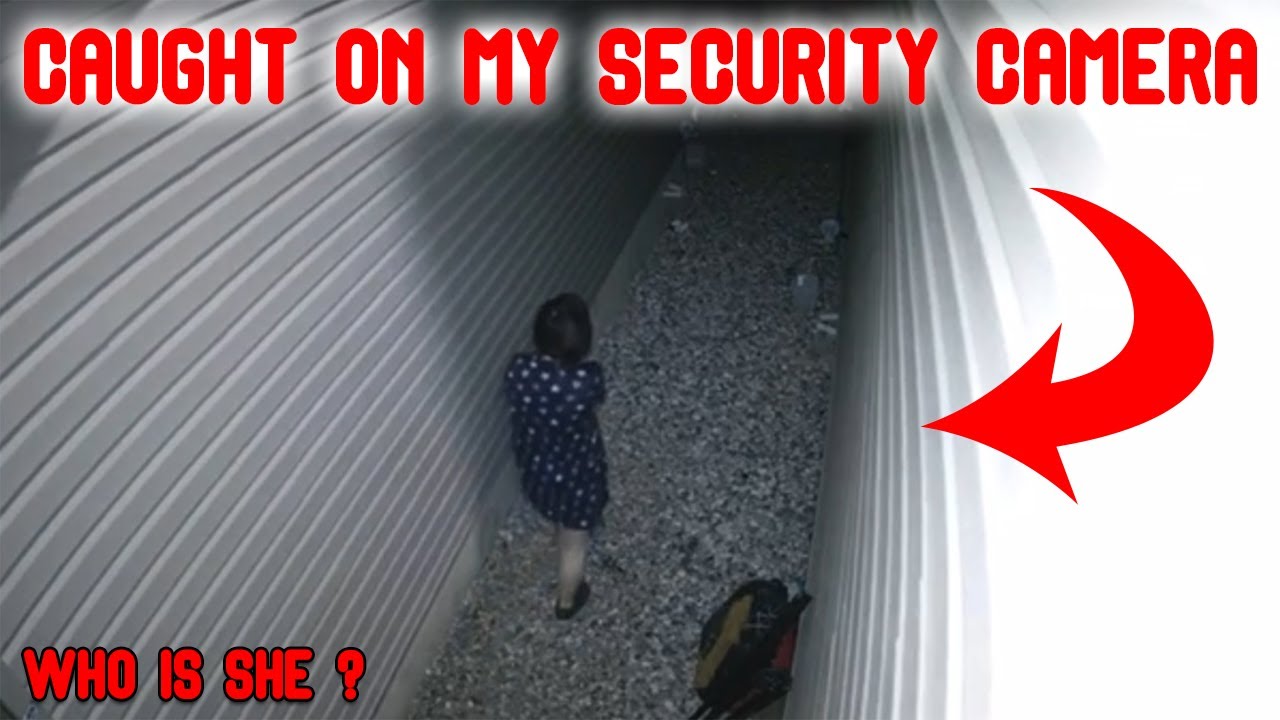 MY SECURITY CAMERA CAUGHT SOMEONE STRANGE IN MY ALLEY! - YouTube