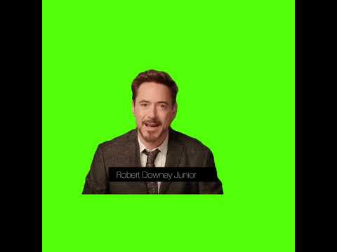 Iron man/Tony stark in green screen #greenscreen #greenscreenvideo #rdj #ironman #tonystark